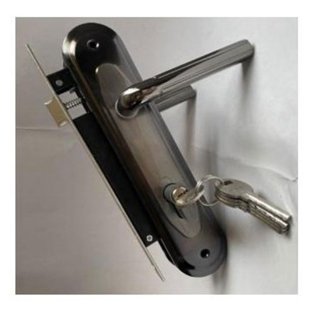 Customizable Aluminium Door Handle And Lock Set – Steel Mounted – China ...
