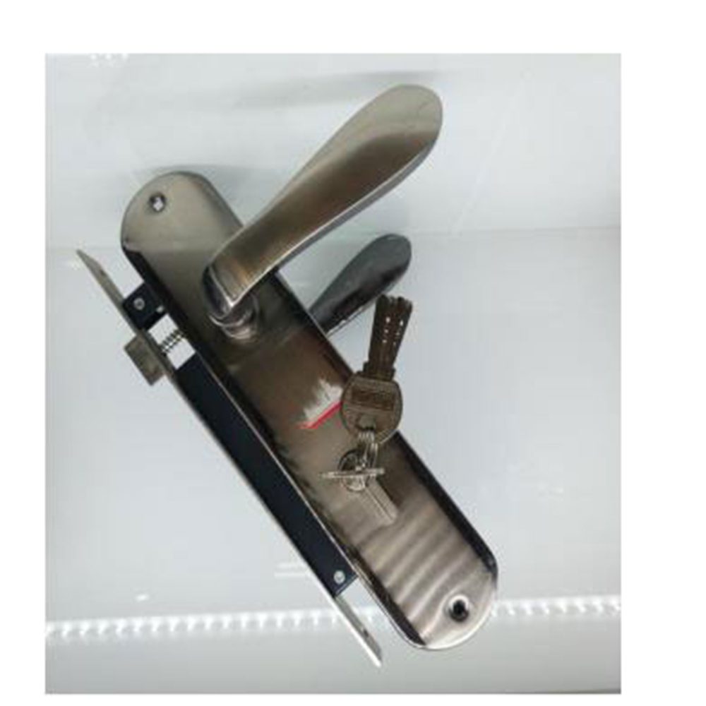 Designer Aluminium Door Handle Lock Set – Steel Base Artistry – China ...