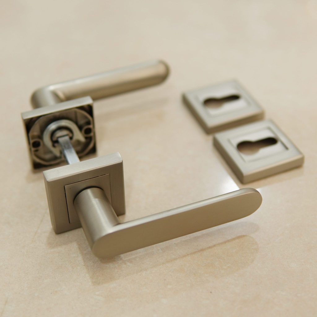 Aluminium Door Handle With Rosette - China Leading Lock Manufacturing ...