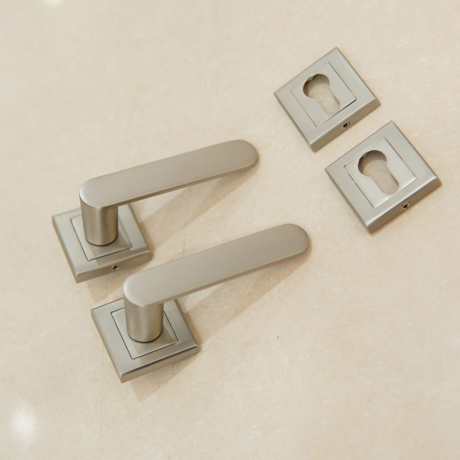 Aluminium Door Handle With Rosette - China Leading Lock Manufacturing ...