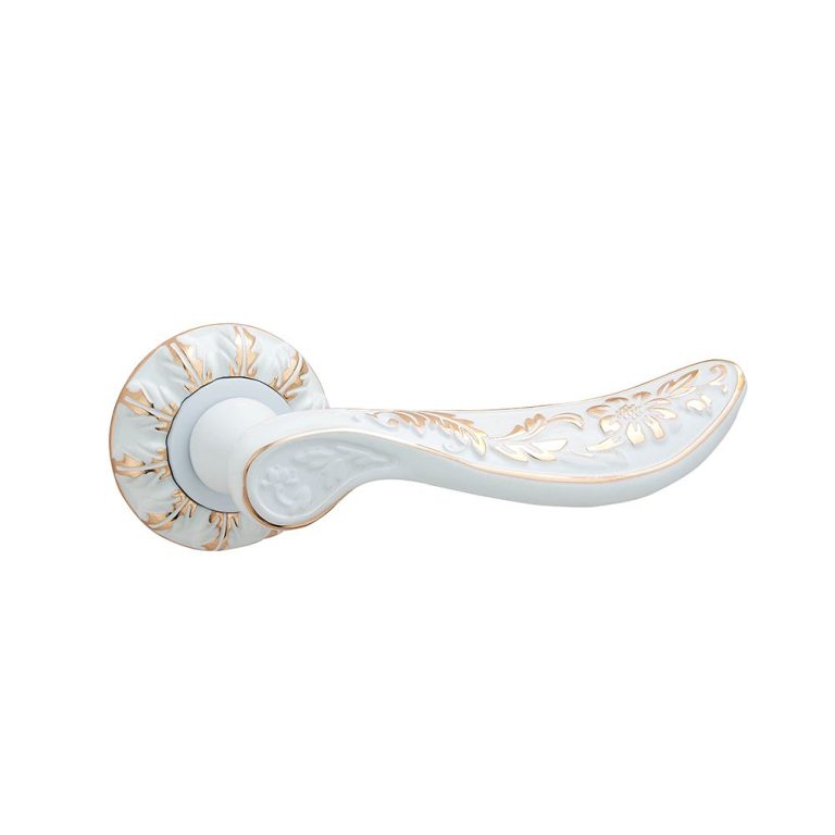 Central Asia Kazakhstan White Aluminium Rosette Door Handle - China ...