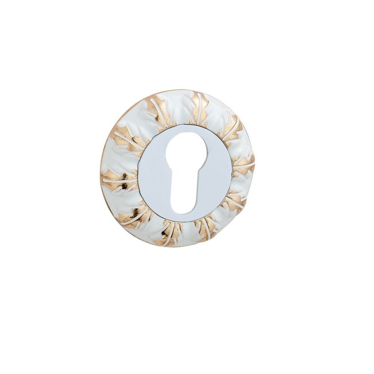 White Aluminium Door Handle Central Asia Kazakhstan Rosette Cylinder ...