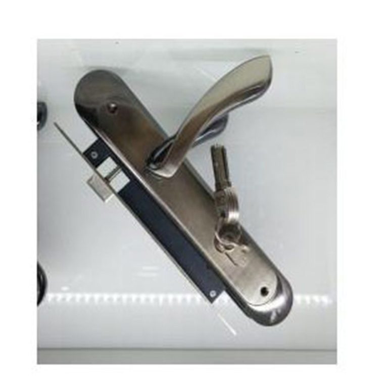 Integrated Aluminium Door Handle Lock Set - Steel Foundation - China ...