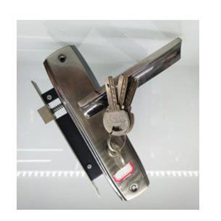 Professional Aluminium Door Handle And Lock Set - Steel Mounted - China ...