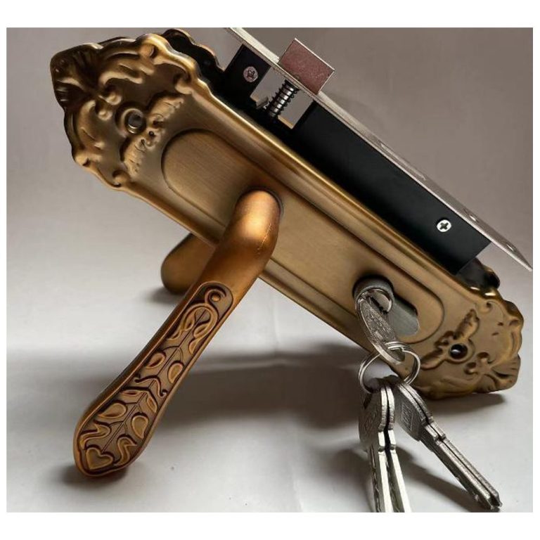 Aluminium Door Handle Lock Set On Steel Plate Africa - China Leading ...