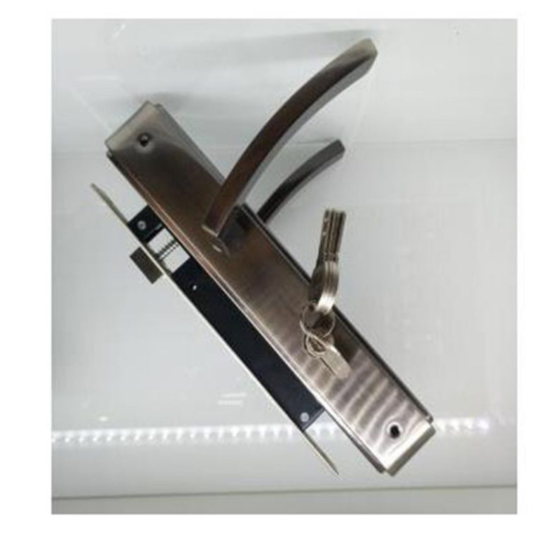 Rapid-Fit Aluminium Door Handle Lock Set - Steel Base Efficiency ...