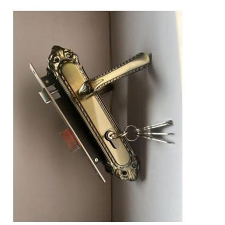 VOC-Free Aluminium Door Handle Lock Set - Steel Base Eco-Safe - China ...